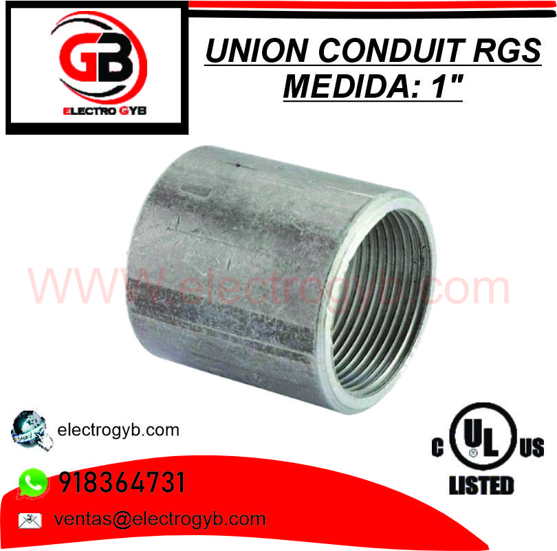UNION CONDUIT RGS 1" - Electro GyB